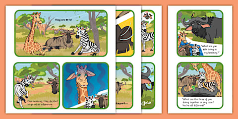 The Tiger Who Came to Tea Sequencing Cards