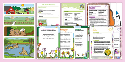 * NEW * EYFS Spring Continuous Provision Resource Pack (Ages 0-2)