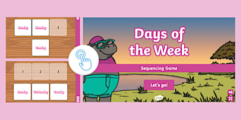 Months of the Year Interactive Sequencing Game