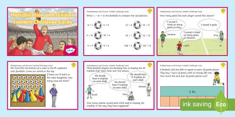 Year 4 Multiplication and Division Explain Your Reasoning Challenge Cards