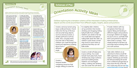 EYFS (Ages 0-3) Schemas of Play: Transporting Activity Ideas