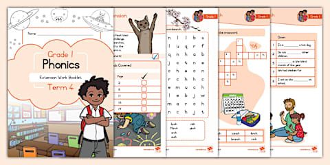 Grade 1 Phonics - Term 2 - Extension Work Booklet (CAPS Aligned)