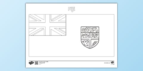 Torres Strait Islander Flag Colouring Page