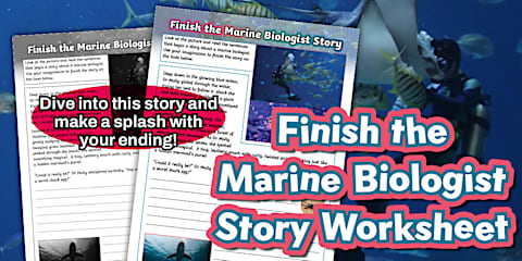 Finish the Marshmallow Farm Story Worksheet