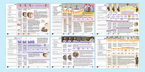 LKS2 Palm Sunday Reading Comprehension Activity