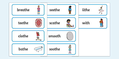 Word Initial Voiced th Board Game