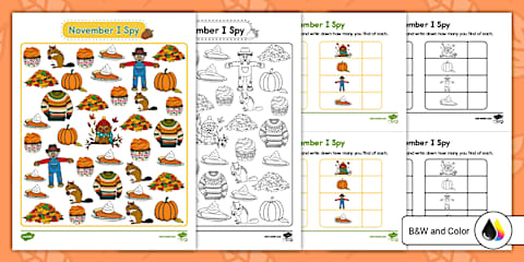 September I Spy Activity