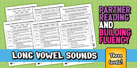 Long Vowel Sounds Phonics Pack