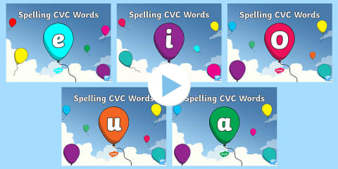CVC Word Spelling PowerPoint Activity
