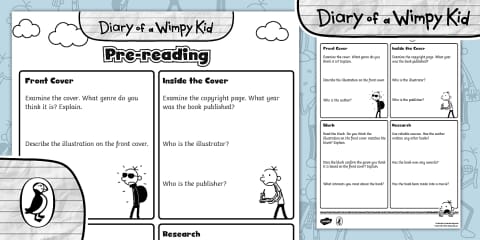 Diary of a Wimpy Kid: Character Description Activity Pack [Ages 7-11]
