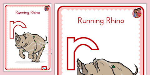 Grade R Phonics - Term 1 - Character Poster - b Sound