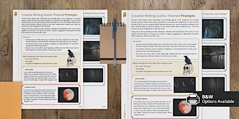 Gothic Writing Stimulus Pictures