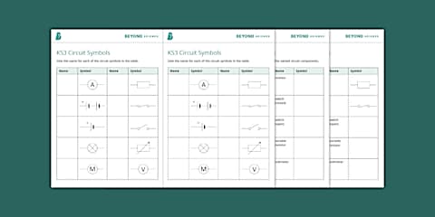 Electric Circuits Components Table