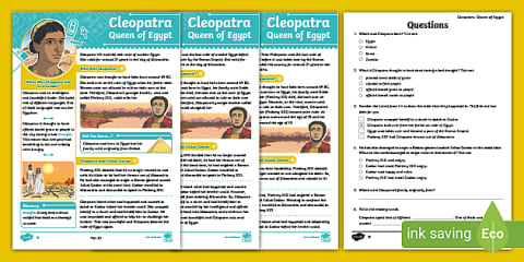 How to Draw Cleopatra Activity