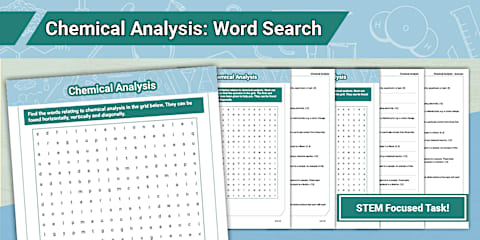 Acids and Bases: Word Search