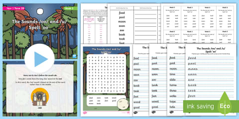 Year 1 Term 2B Week 2 Spelling Pack