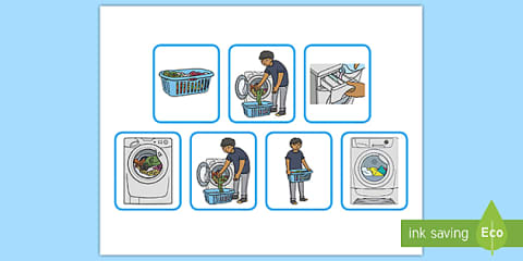 Twinkl Symbols: Doing the Laundry Complete Pack
