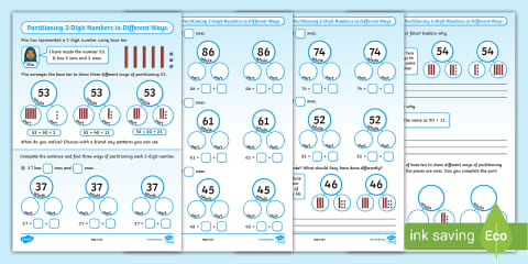 Non-Standard Partitioning Worksheet