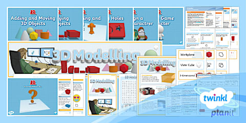Computing: 3D Modelling: Build a Game Character Year 6 Lesson 6