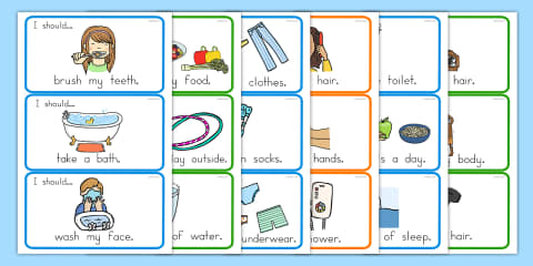 Twinkl Symbols: Showering Visual Schedule
