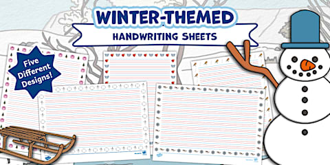 Winter Themed Pencil Control Activity Pack
