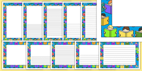 Books Page Borders