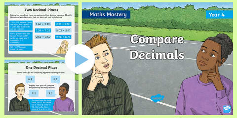 Comparing and Ordering Decimal Numbers PowerPoint Lesson