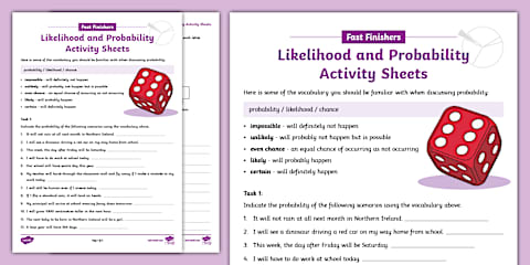 Take a Chance - Determining the Likelihood
