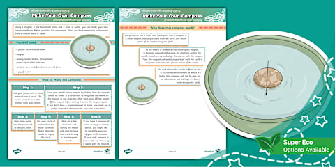 Make Your Own Compass Craft Instructions