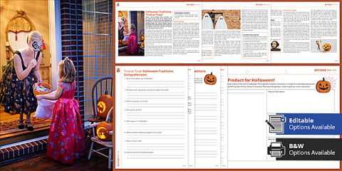 The History of Jack-O'-Lanterns Reading Comprehension