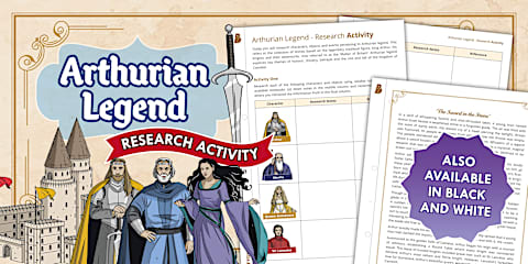 King Arthur - Cloze Passage Activity