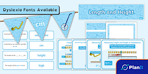 Year 2 Length and Height Maths Definition Posters