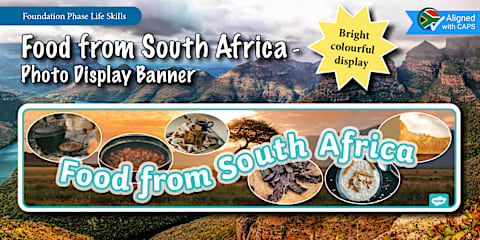 Food from South Africa Mind Map