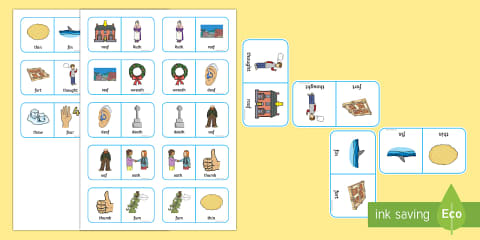 ‘sh’ and ‘s’ Minimal Pair Cards