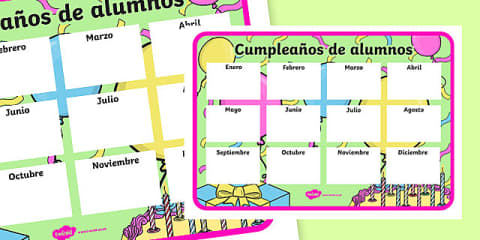 Blooming Birthdays Flower Display Pack Spanish