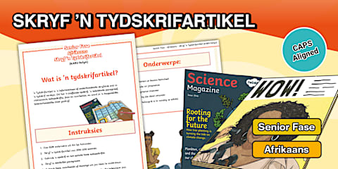 Senior Fase - Afrikaans - Hoe om 'n Koerantberig te Skryf (KABV-belyn)