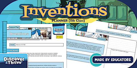 STEM (Nature of STEM) Inventions PowerPoint (3rd & 4th Class)