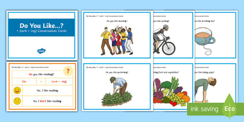 All About Me 'I like' and 'I don't like' Sorting Activity