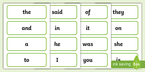 Blank Vocabulary Word Cards | Editable Template