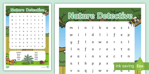 A to Z Nature Worksheet