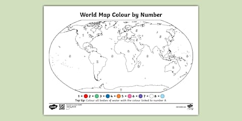 The Seven Continents Labeling Activity Sheet