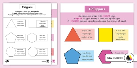 Regular vs Irregular Polygons (Ages 9 - 10)