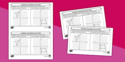 Eighth Grade Describing Reflections on the Coordinate Plane Worksheet