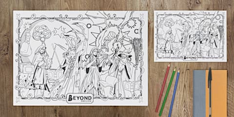 'Othello' Colouring Sheets