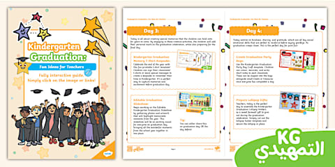 Editable Kindergarten Graduation Slideshow