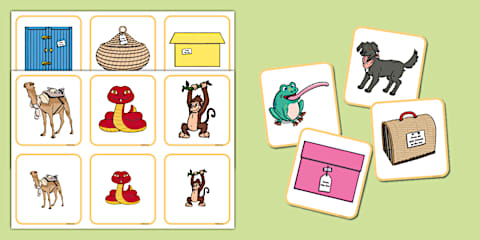 Safari Animals Button Placing Fine Motor Skills Activity