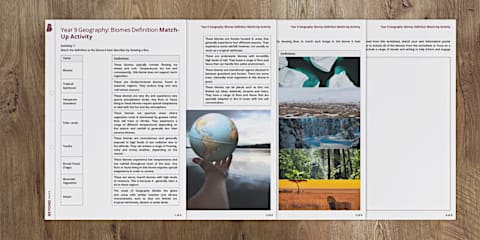 Australian Terrestrial Biomes Reading Comprehension - Beyond