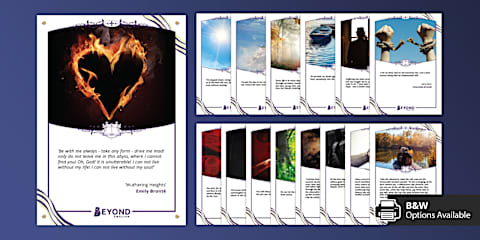 English Literary Quotes Display Poster Pack