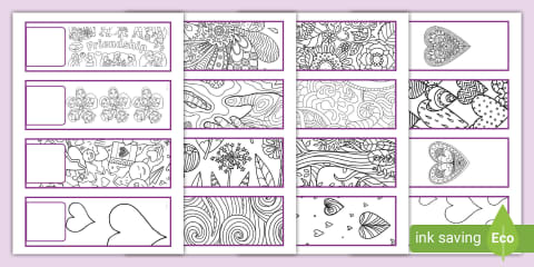 Editable Bookmark Templates