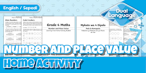 Grade 4 Maths- SA Money - Notes Cut Outs - Sepedi/English (CAPS Aligned)